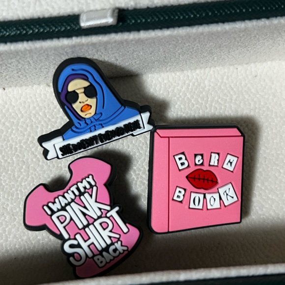 CROCS | Shoes | Mean Girls Burn Book She Doesnt Even Go Here Croc ...